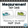 Measure to the Half Inch Task Cards - Hooty's Homeroom