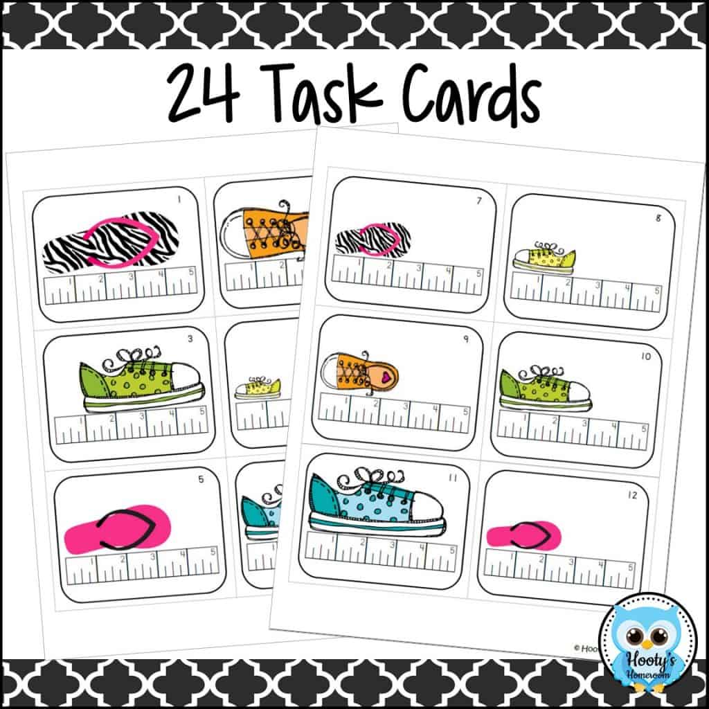 Measure to the Half Inch Task Cards - Hooty's Homeroom
