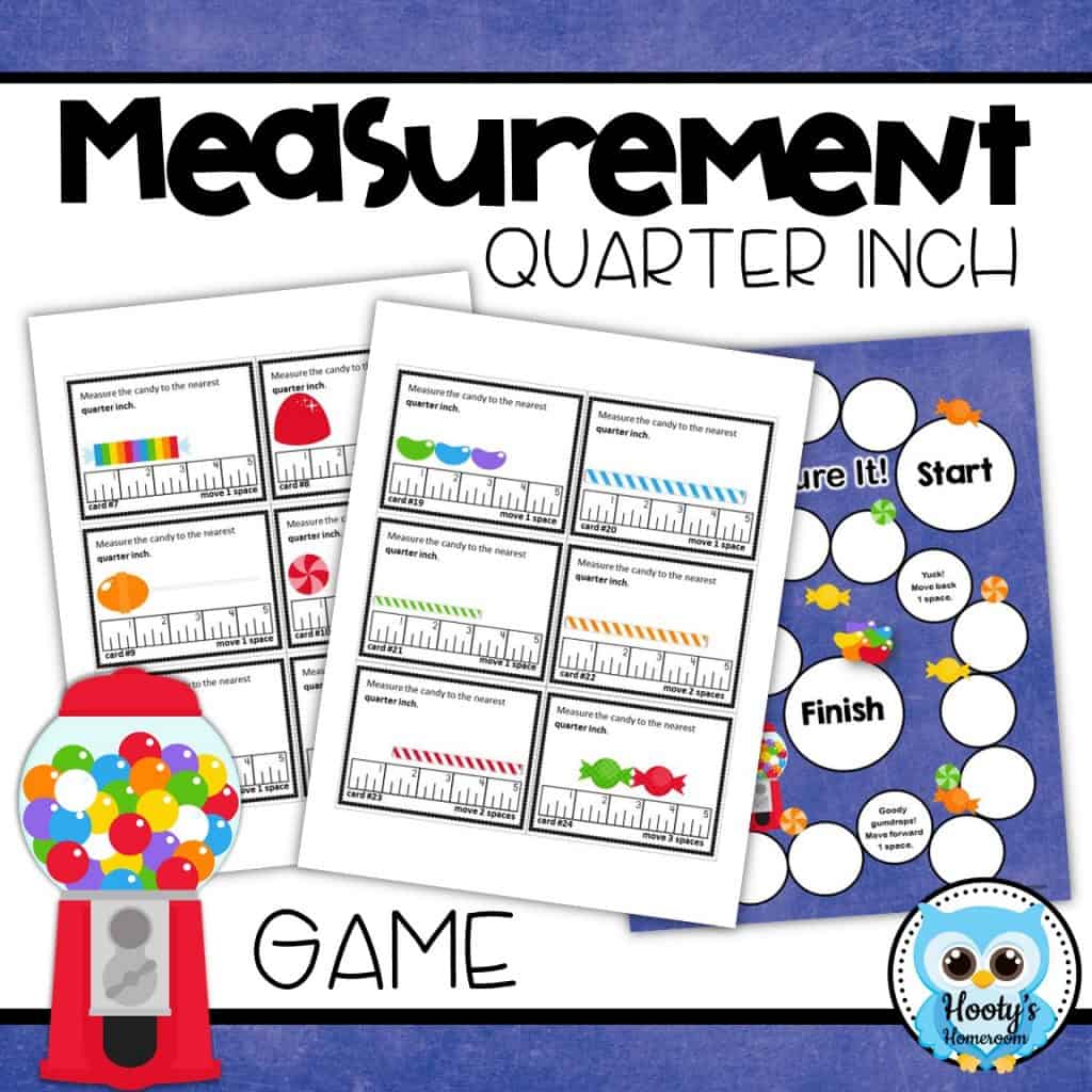 Quarter Inch Measurement Game - Hooty's Homeroom