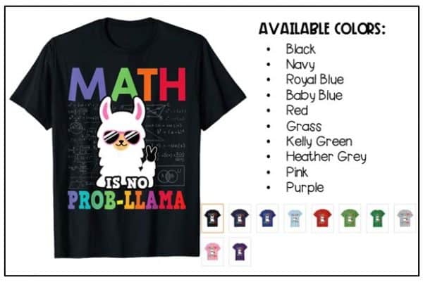 My Favorite Math Shirts on Amazon - Hooty's Homeroom
