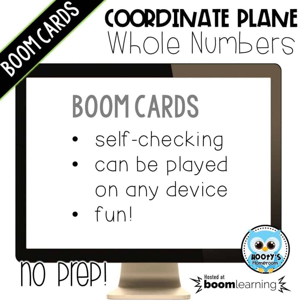 Coordinate Plane Boom Cards - Hooty's Homeroom
