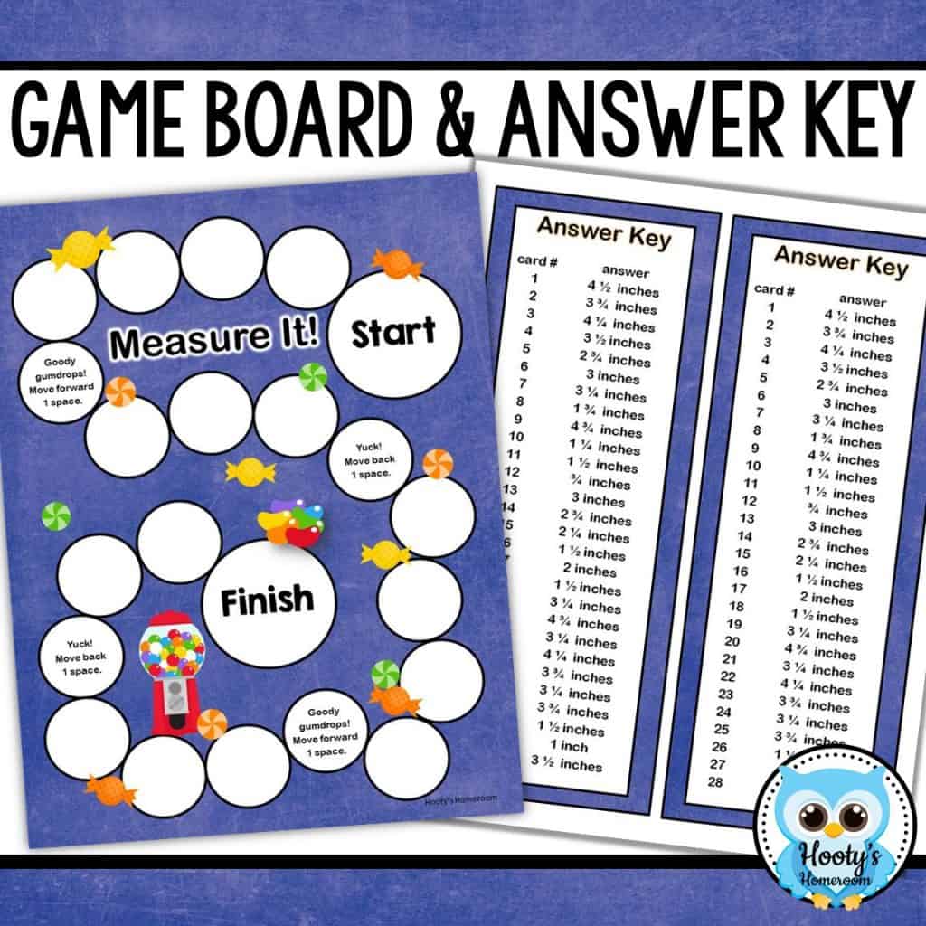 Quarter Inch Measurement Game - Hooty's Homeroom