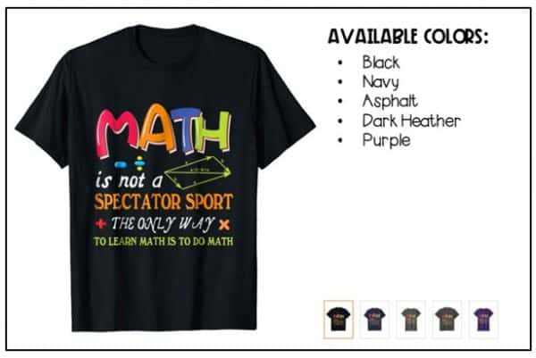 My Favorite Math Shirts on Amazon - Hooty's Homeroom