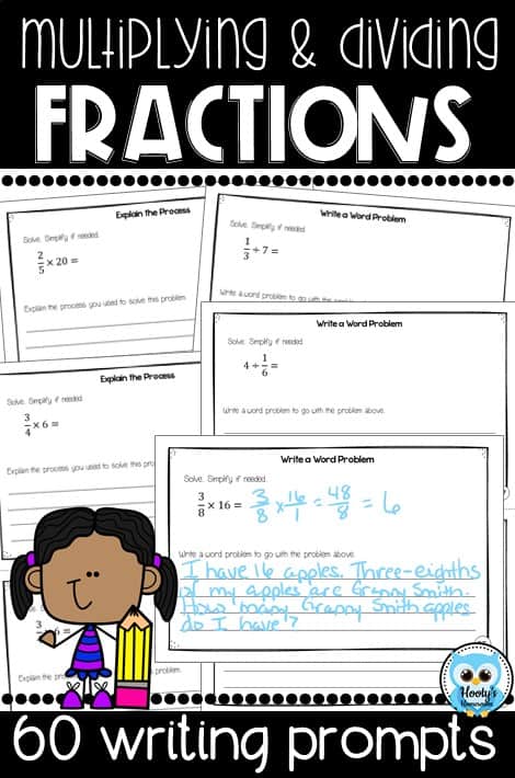 Writing About Math: Multiplying and Dividing Fractions | Hooty's Homeroom