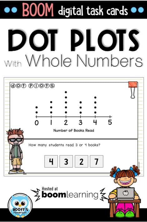Dot Plots Digital Task Cards - Hooty's Homeroom