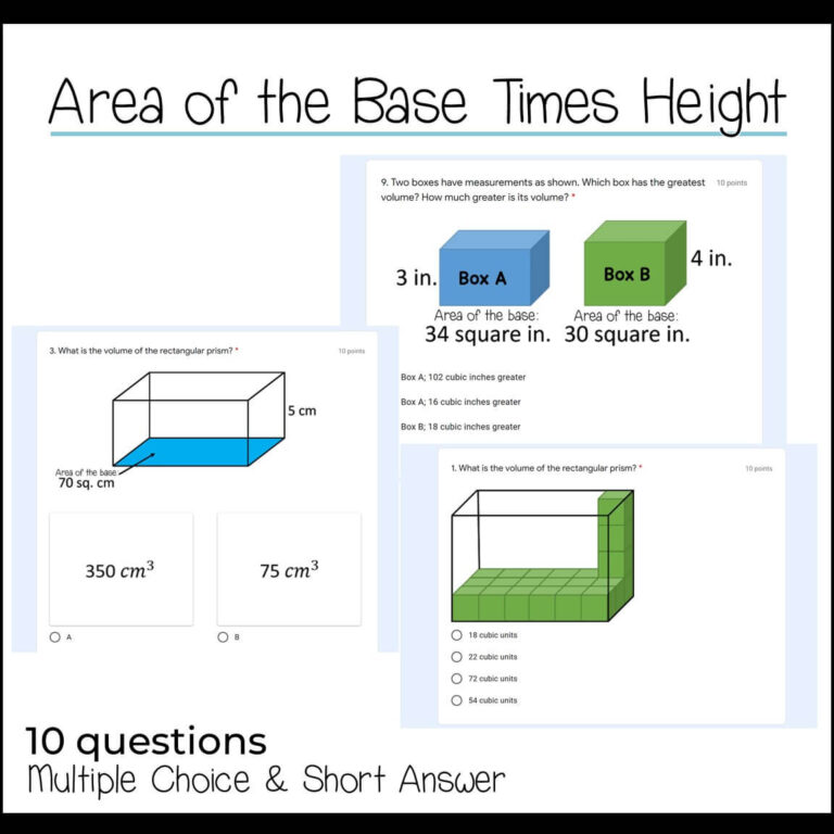 Volume of Rectangular Prisms using Google Forms - Hooty's Homeroom