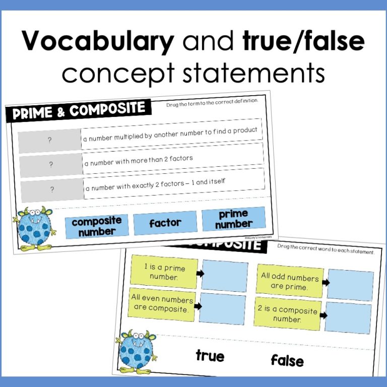 Prime and Composite Numbers Digital Activities - Hooty's Homeroom