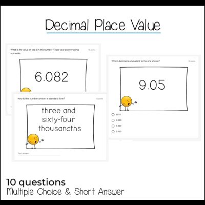 Decimal Place Value Using Google Forms - Hooty's Homeroom