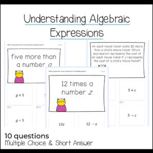Algebraic Expressions Using Google Forms - Hooty's Homeroom