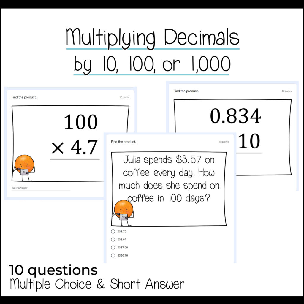 Multiplying Decimals Using Google Forms - Hooty's Homeroom
