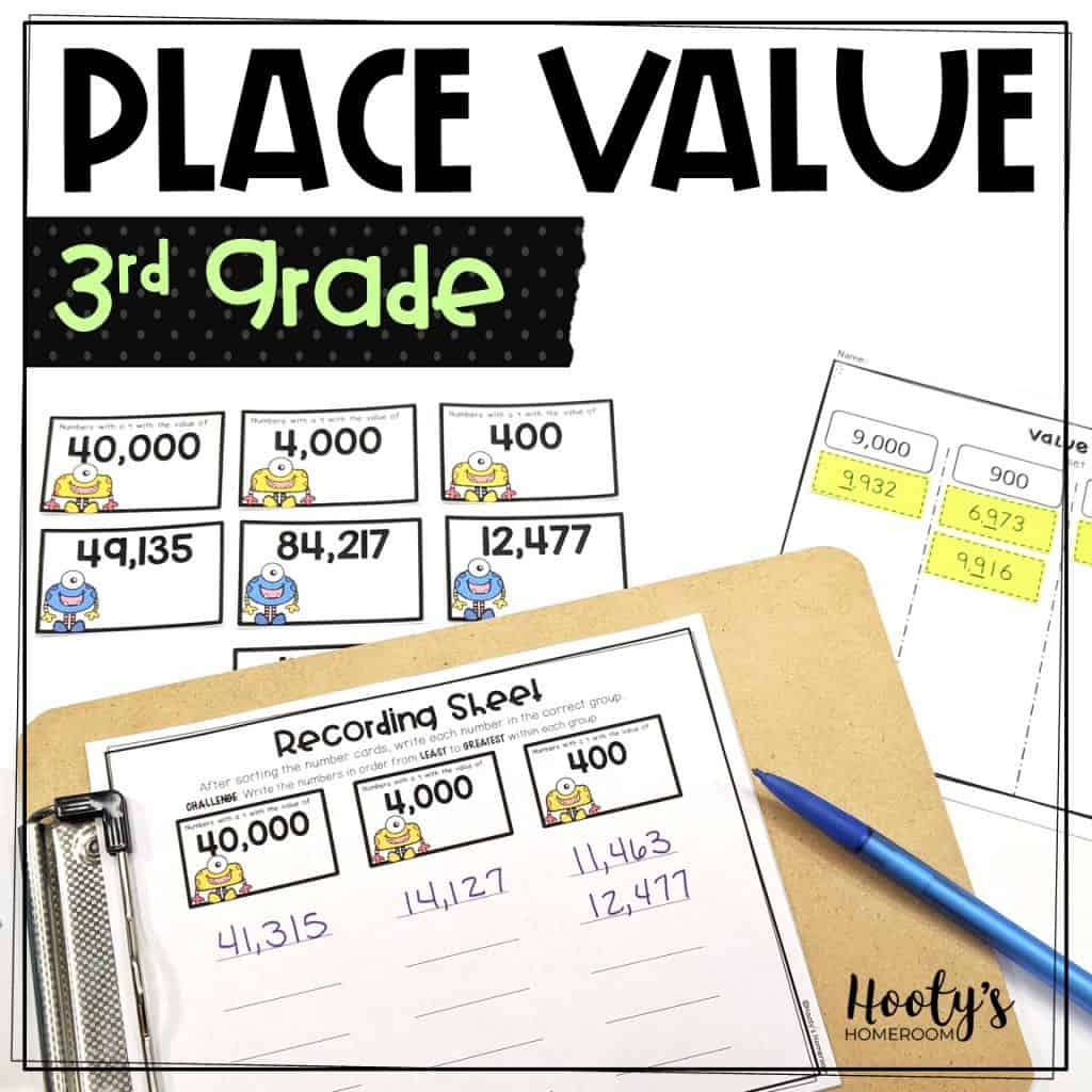 Place Value Sorts - Hooty's Homeroom