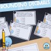 Rounding Decimals Print and Digital Task Cards - Hooty's Homeroom