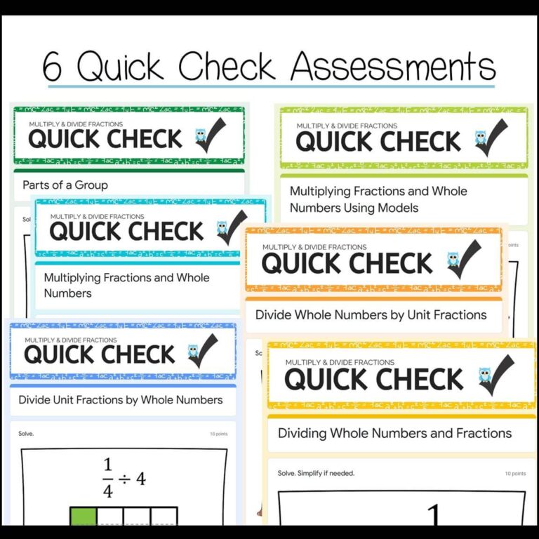 Multiplying and Dividing Fractions Using Google Forms