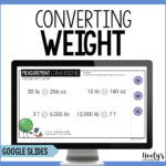 Converting Customary Weight Google Slides