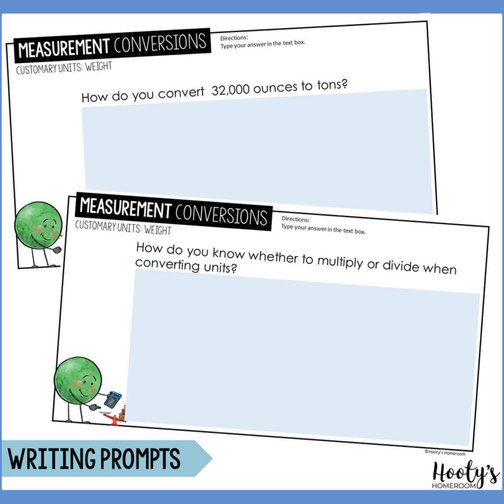 Converting Customary Weight Google Slides