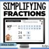 Simplifying Fractions Activities Google Slides