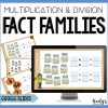 Multiplication and Division Fact Families Google Slides – Fall Fact ...