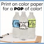 Water Bottle Labels – Editable Back to School Gifts - Hooty's Homeroom
