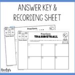 4th Grade Fractions Trashketball Game – Fractions Review Game - Hooty's ...
