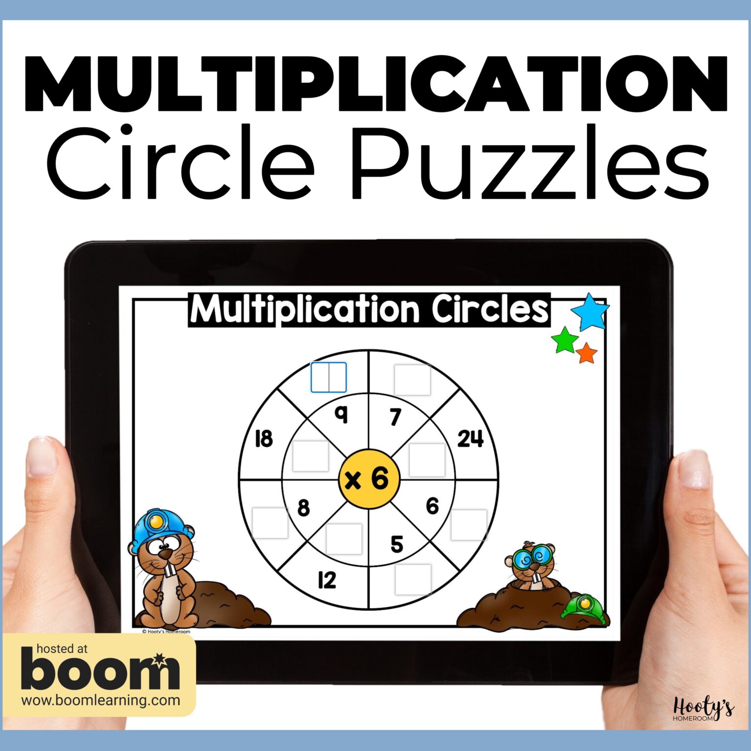 Multiplication Boom Cards – Multiplication Puzzles Fact Fluency - Hooty ...