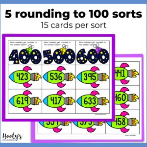 Rounding to the Nearest 10 and 100 Centers - Hooty's Homeroom