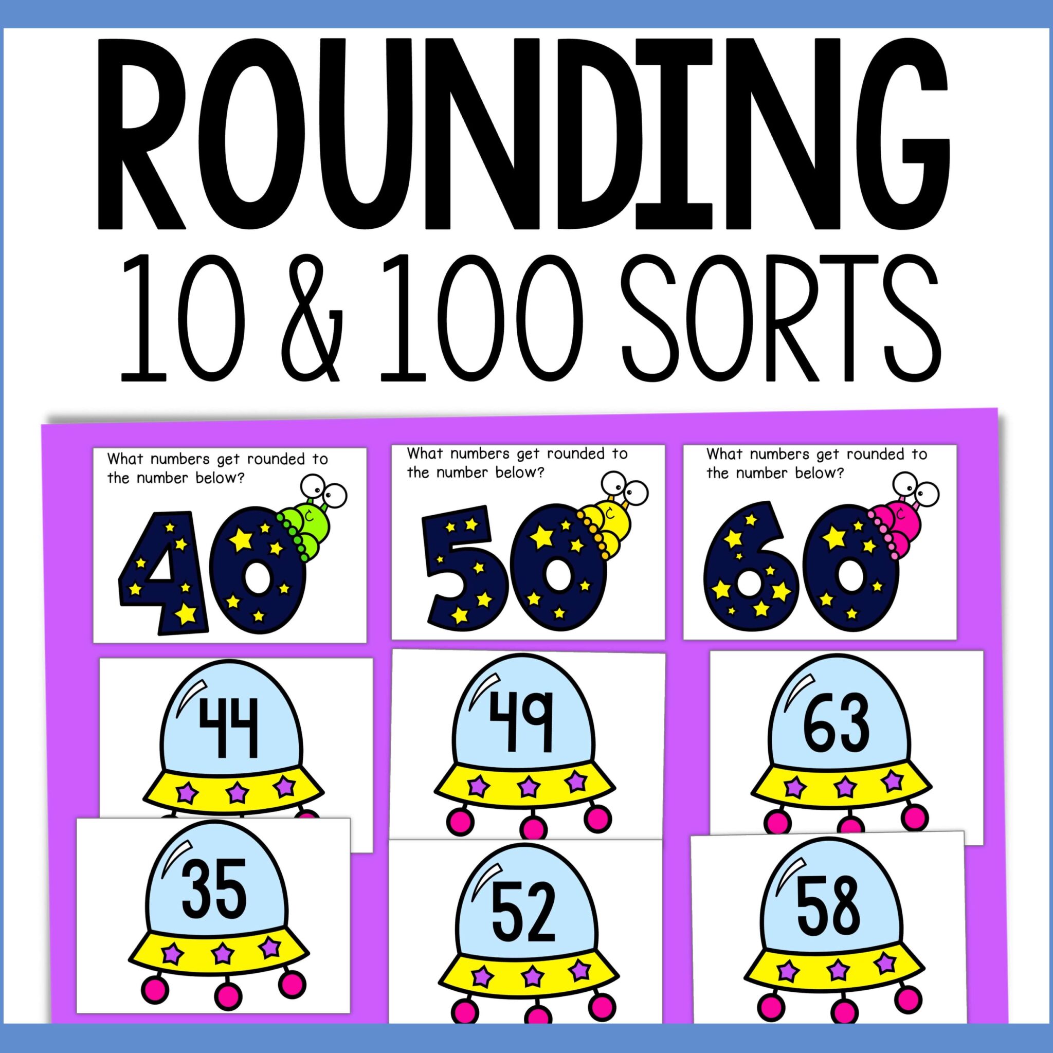 Rounding to the Nearest 10 and 100 Centers - Hooty's Homeroom