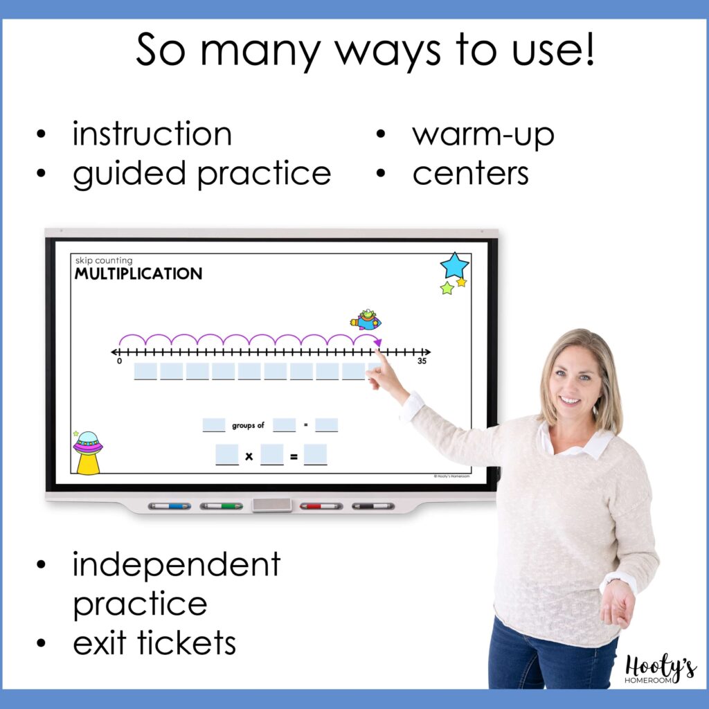 Skip Counting Multiplication Activities - Hooty's Homeroom