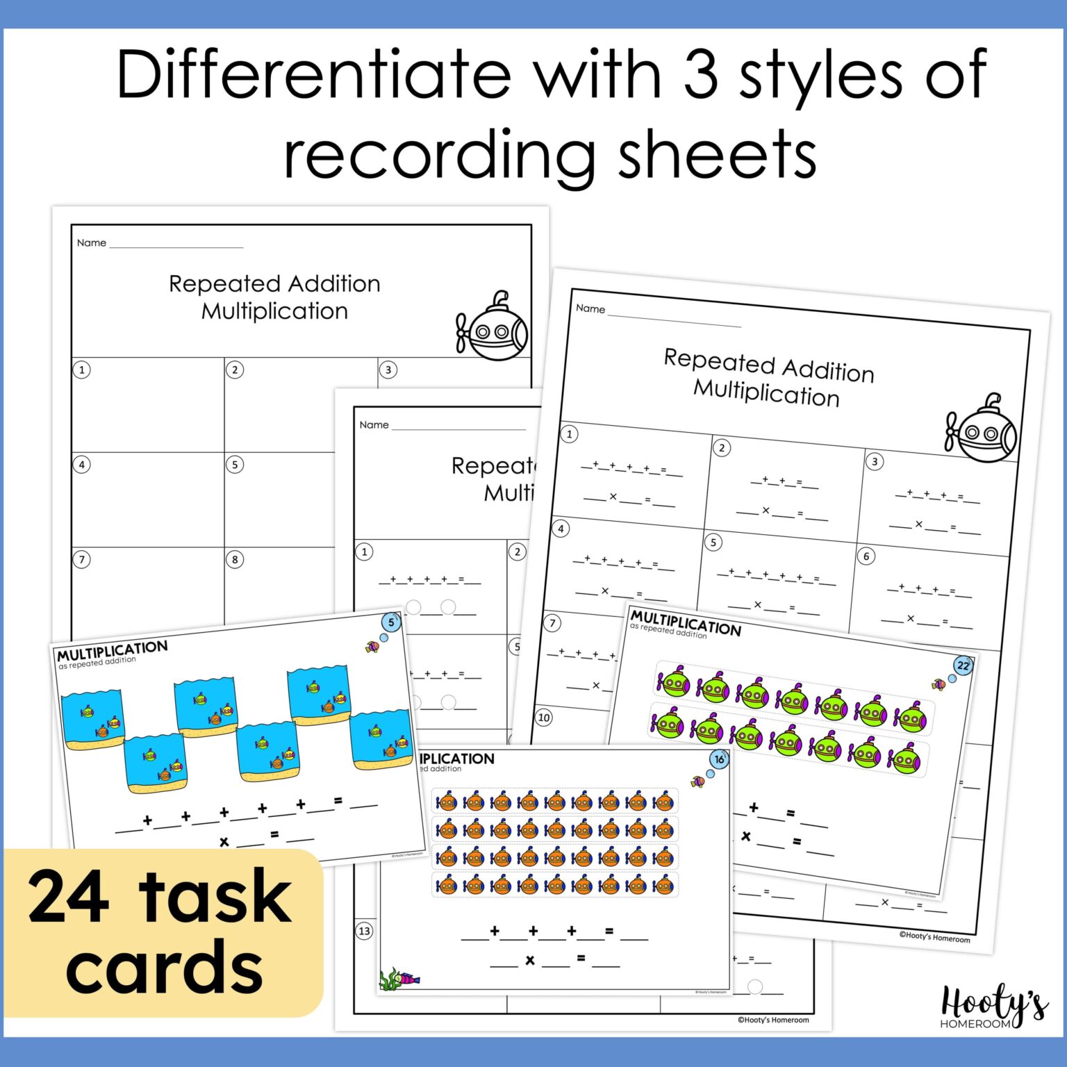 Introducing Multiplication As Repeated Addition - Hooty's Homeroom