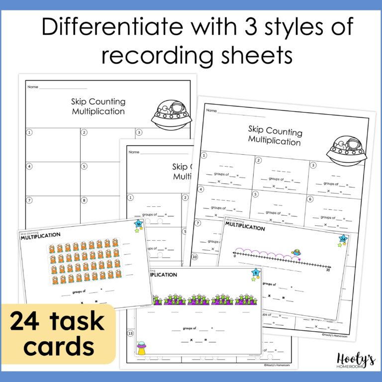 Skip Counting Multiplication Activities - Hooty's Homeroom