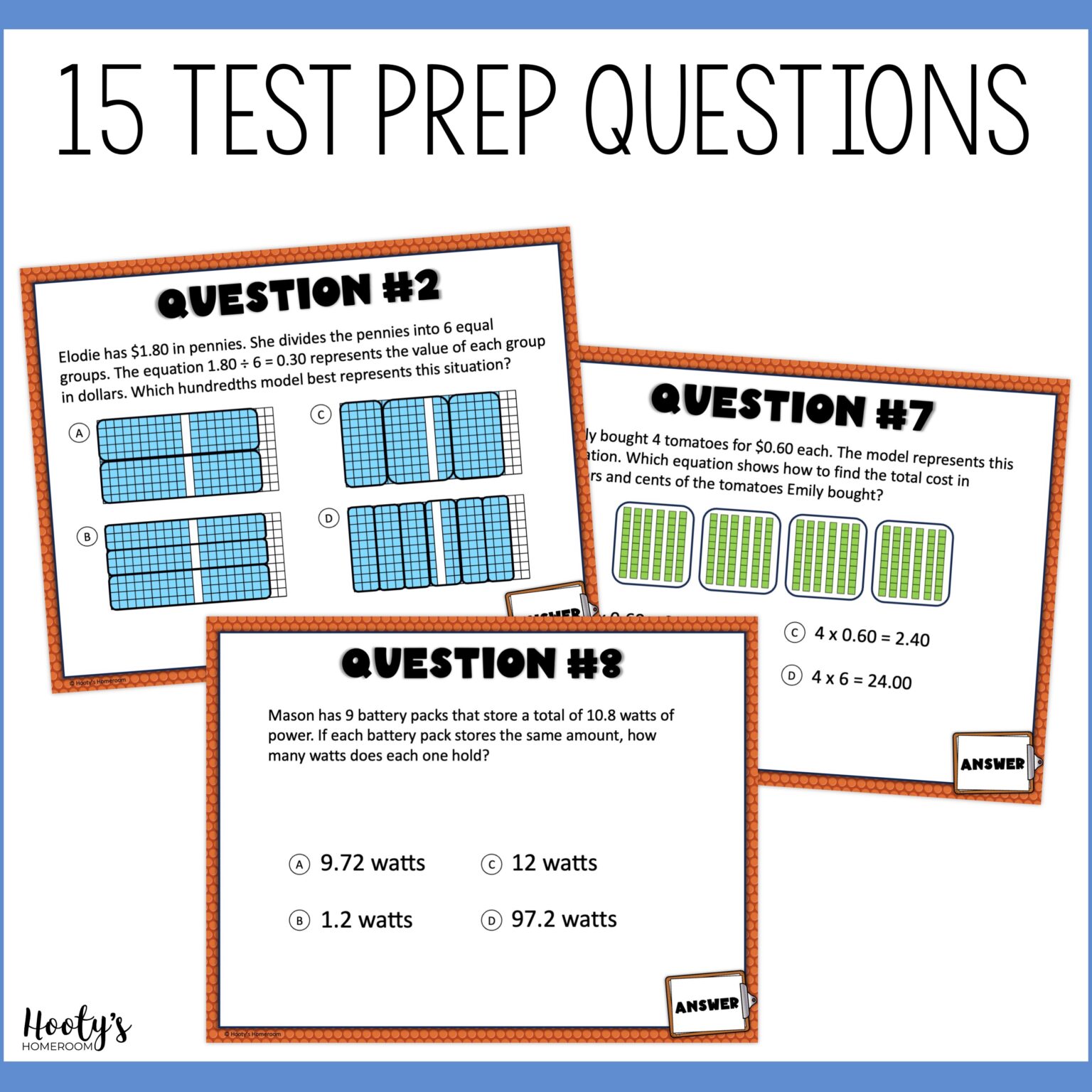 Multiply and Divide Decimals Word Problems Trashketball Game - Hooty's ...