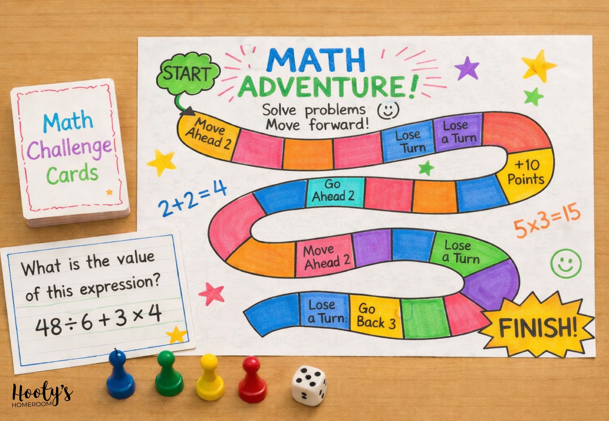 End of Year 5th Grade Math Review Games & Activities