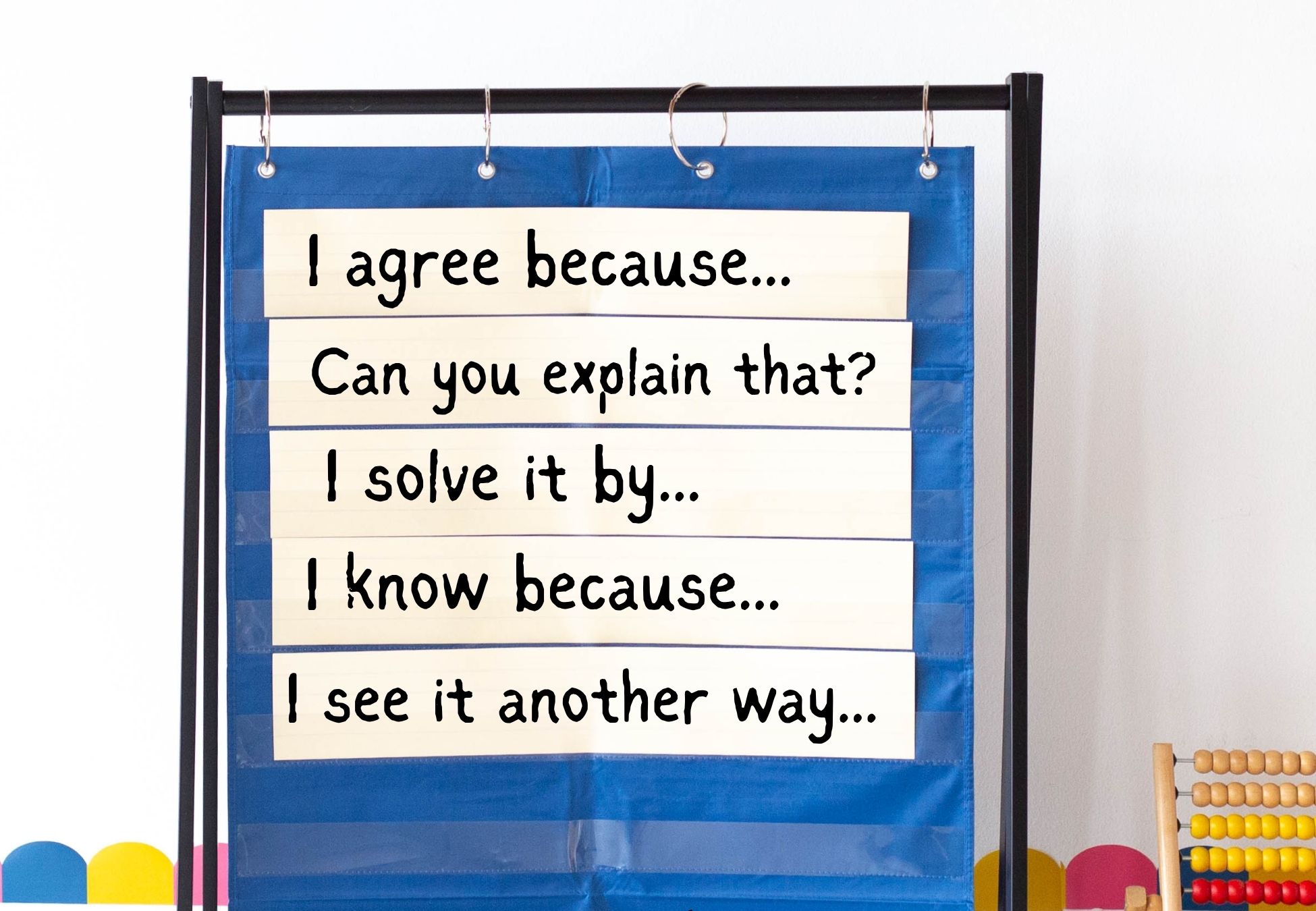 Encouraging Math Talk with Sentence Stems